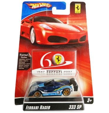 1/64 FERRARI 333 SP #3 (Blue x Light Blue) "Hot Wheels FERRARI RACER ...