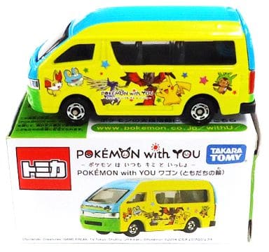 Minicar 1/64 POKEMON with YOU wagon Tomodachi no wa Toyota Hiace (blue ...