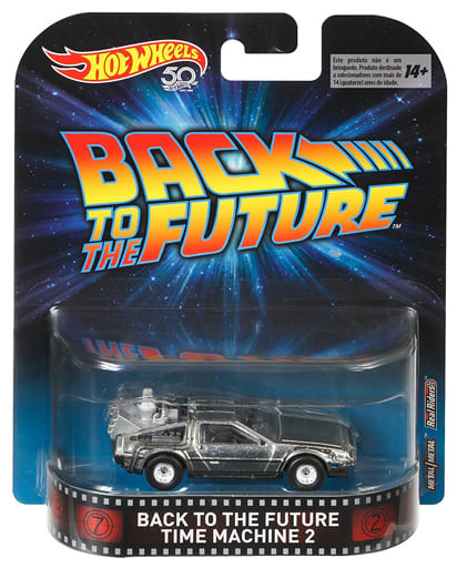 Minicar 1/64 BACK TO THE FUTURE TIME MACHINE 2 mr FUSION "Hot Wheels ...
