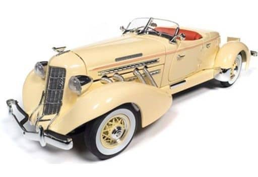 ミニカー 1/18 1935 オーバーン 851 スピードスター(クリーム) 「クラシック ゴールド 2021 リリース 3」 [AW297 ...