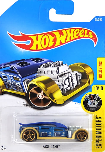 Minicar 1/64 FAST CASH (Blue x Gold x Silver) "Hot Wheels EXPERIMOTORS ...