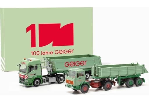 1/87 MAN TGS TM Schmitz Dump Semitrailer, Mercedes-Benz Dump ...