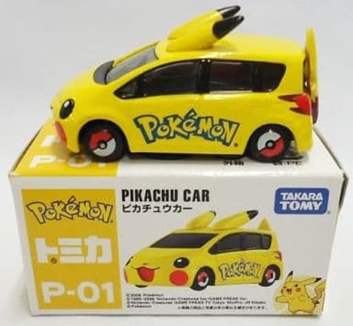 [Box missing] Pikachu Car (Yellow) "Pocket Monsters Tomica P-01 ...
