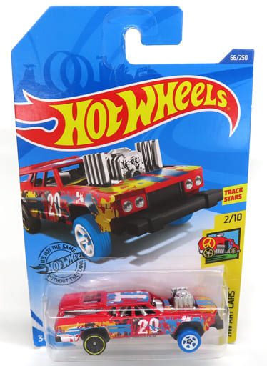 Minicar 1/64 CRUISE BRUISER #20 (Red x Light Blue) "Hot Wheels HW ART ...