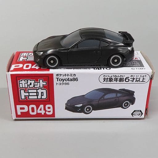 Minicar Toyota 86 (Black) "Pocket Tomica P049" | Toy Hobby | Suruga-ya.com