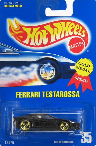 1/64 FERRARI TESTAROSSA (Black) "Hot Wheels" [13576] | Toy Hobby ...