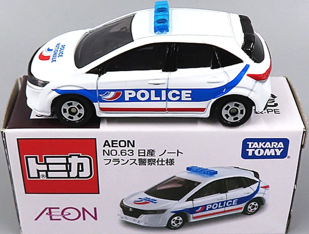 Minicar [Box damaged] 1/63 Nissan Note France Police Specification ...