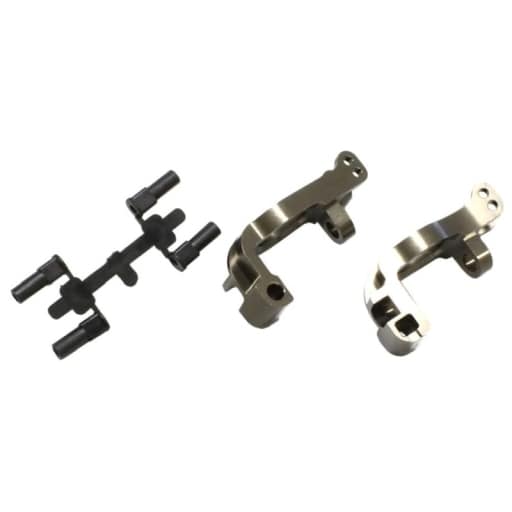 Aluminum Front Hub Carrier Set L. R/16 ° (Gun Metallic) MP9 [IFW436 ...
