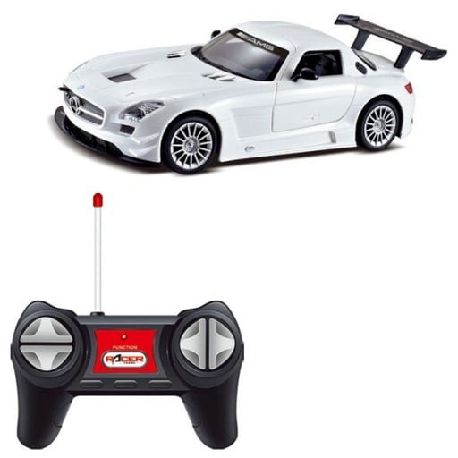 Radio control 1/24 Mercedes-Benz SLS AMG GT3 (White) 27 MHz ...