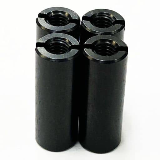 Aluminum General-Purpose Color Black for M3.0 Total Length 16 mm 4 ...