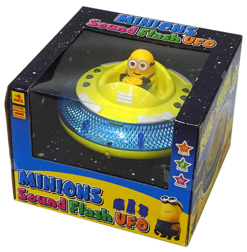 Radio control MINIONS Sound Flash UFO (Yellow x Clear Blue) 40 mhz ...