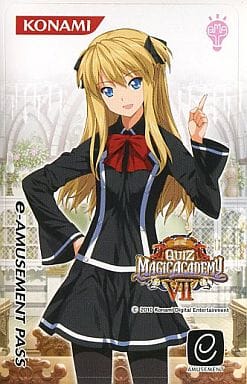 Charon Successive Entry Card / e-AMUSEMENT PASS Design Sticker "QUIZ ...