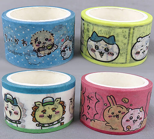 Sticker sticker 4-Type Set Masking Tape "Chiika X FamilyMart" Original ...