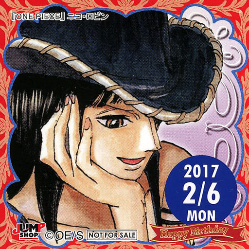 Sticker sticker Nico Robin (2017/02/06) 365 Day Sticker "ONE PIECE ...