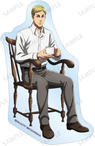 Sticker sticker [New] Erwin Smith (Tea Time ver.) illustration sticker ...