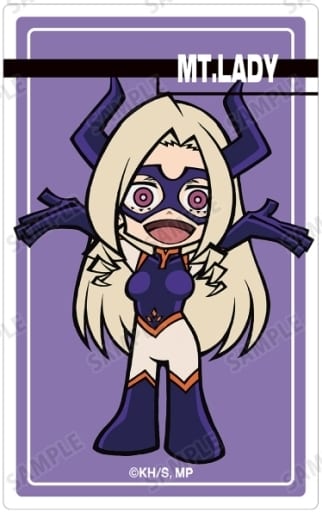 Mt. Lady "MY HERO ACADEMIA Trading Deformed Card Sticker Ver. A ...