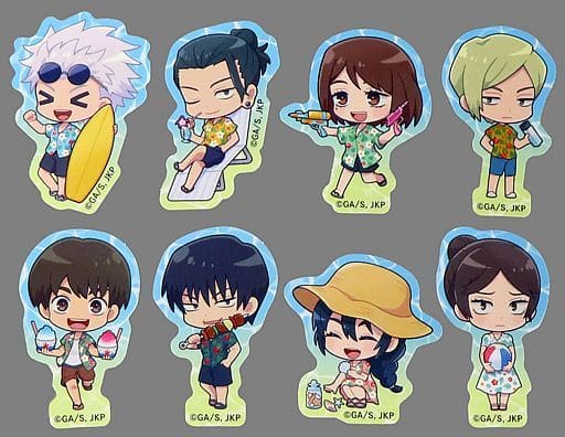 Collection Sticker 8-Pack Set A (Umi no Ie ver.) "Jujutsu Kaisen in ...