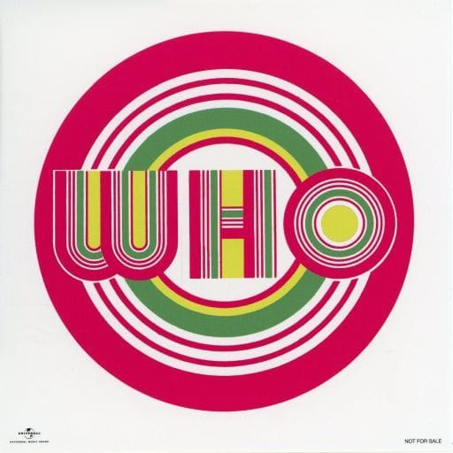 The Who Logo Sticker "CD Foods Next / Life House" first come Purchase ...