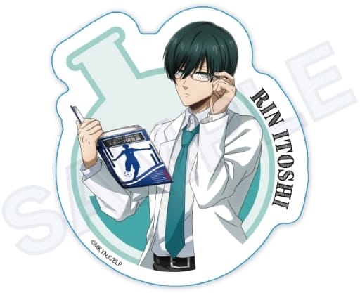 Itoshi Rin Dai Cut Sticker Sports Research Student ver. "Blue Rock ...