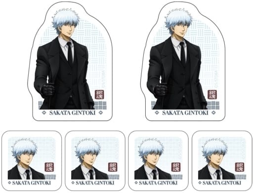 Sakata Gintoki Suit Ver. Mini Sticker Set "GINTAMA." | Goods ...