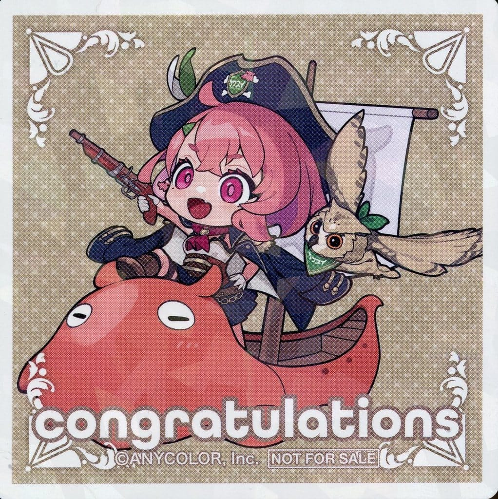 Saki Sasaki (Kaizoku ver. / Mini Character) original sticker "Virtual ...