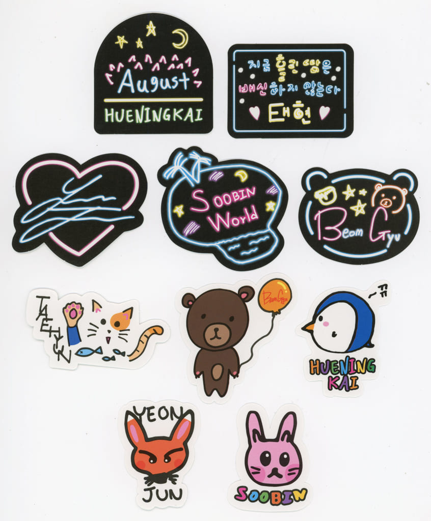 [Single Item] TOMORROW X TOGETHER DECO Card Set (Sticker) / 10-Pack ...