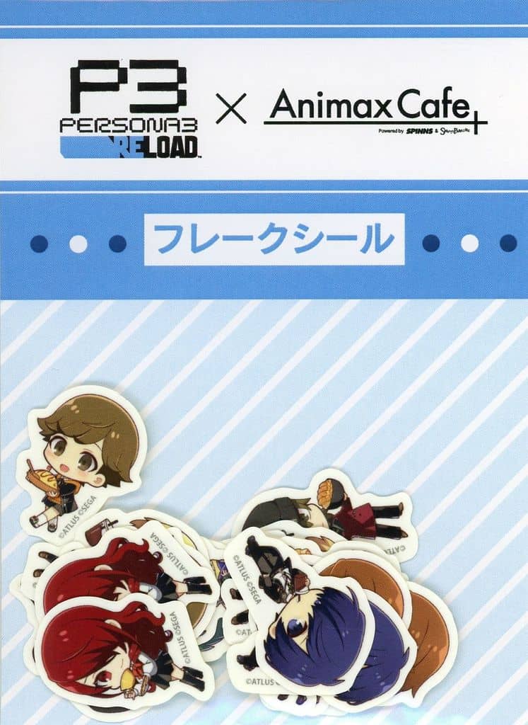 Gathered Flake Seal "PERSONA 3 Reload COLLABORATIONCAFE POWERD BY AnimaxCafe +" | Goods ...