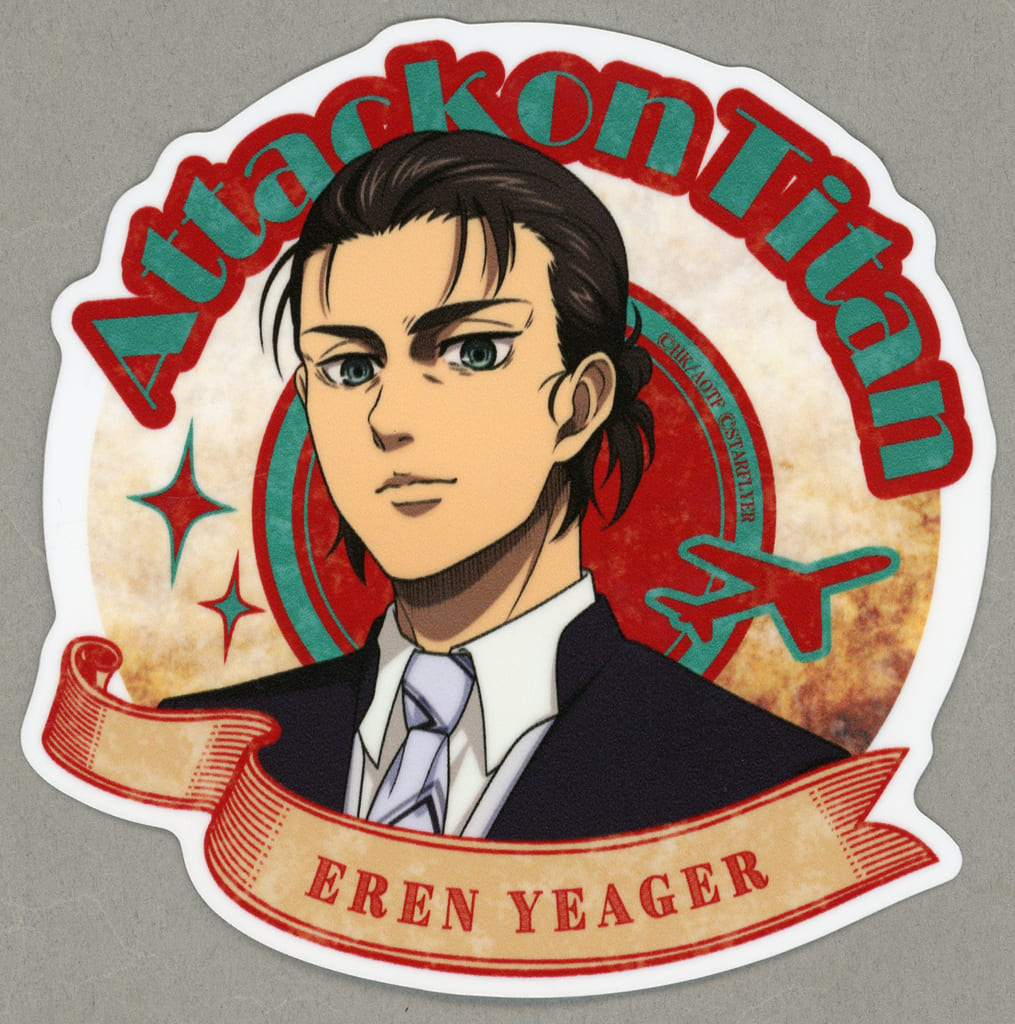 Ellen Jaeger Die Cut Sticker "Attack on Titan x Star Flyer 10 Years ...