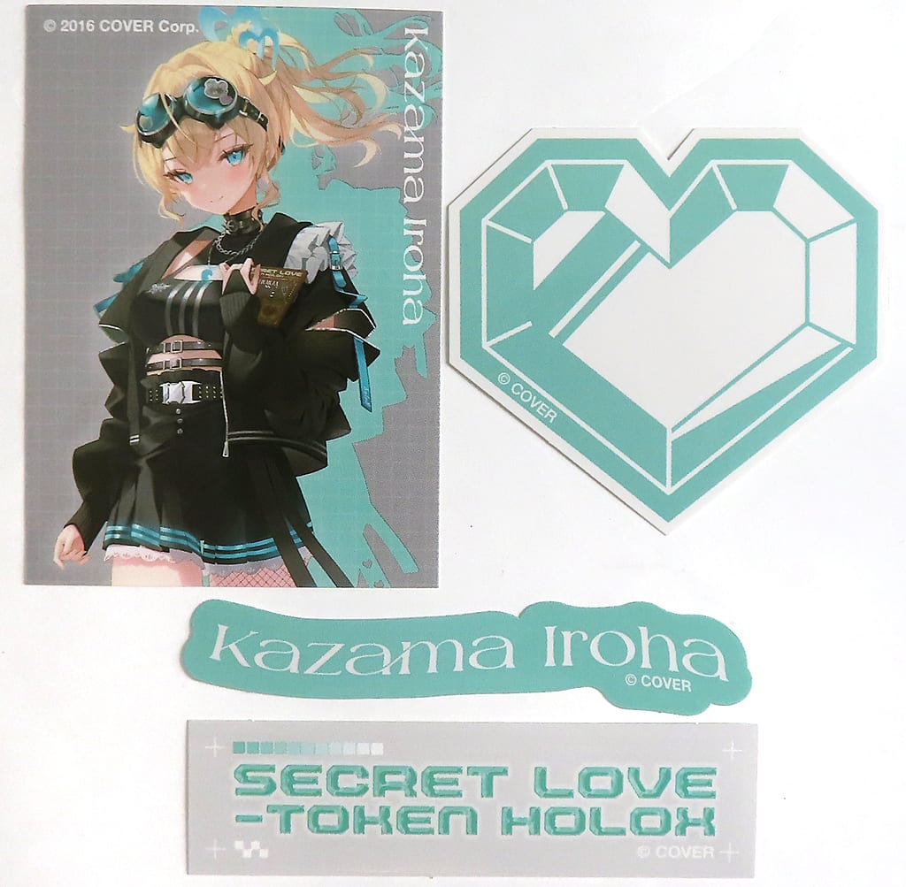 Kazumasa Iroha Sticker Set (4-Pack Set) Secret Love-Token holoX ...
