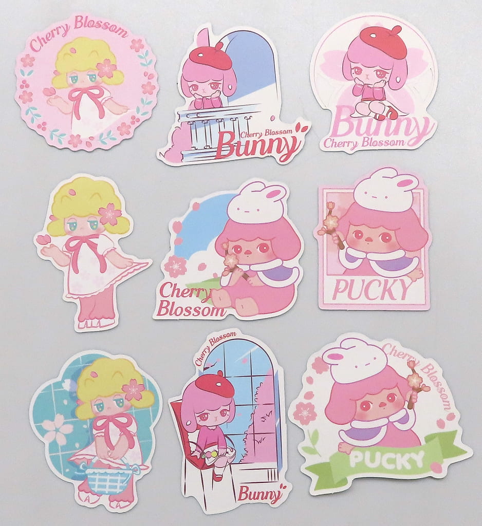 Cherry Blossom Sticker "POPMART Haru no Megumi campaign" POPMART JAPAN ...