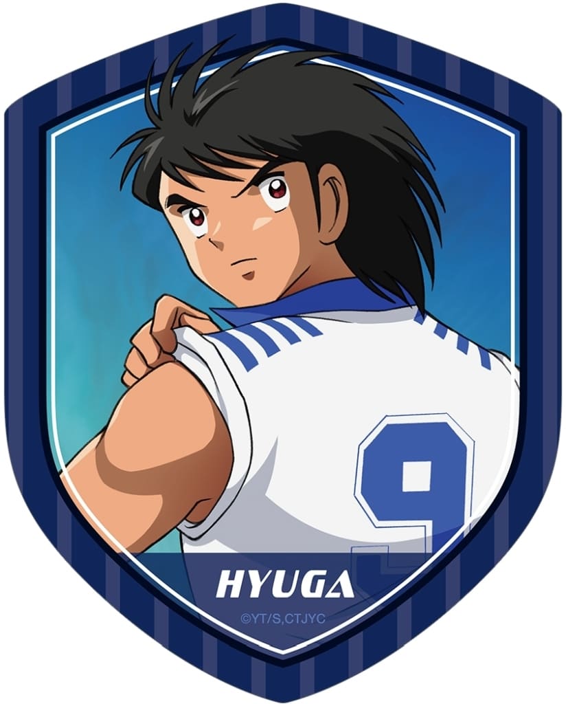 Kojiro HINATA Fighting Back Ver. Drawn Travel Sticker "CAPTAIN Tsubasa ...