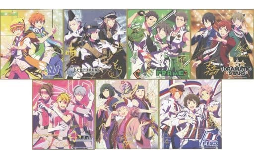 "THE IDOLM@STER SideM M Fes 2021 Mini Colored Paper Collection" 7 types ...