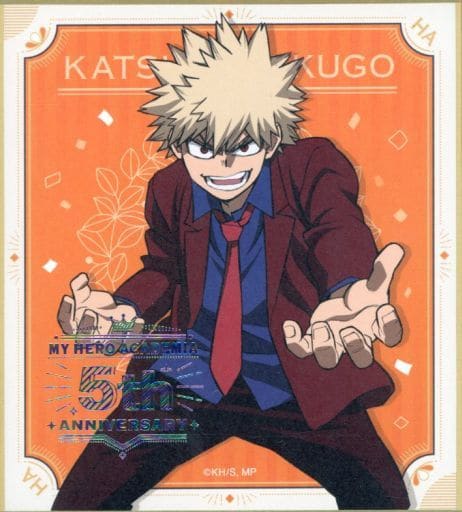 Katsuki Bakugo "MY HERO ACADEMIA Mini Shikishi Collection 5 th ...
