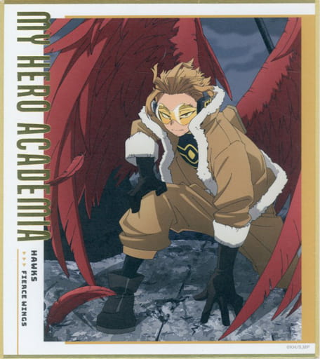 Hawks "MY HERO ACADEMIA Ultra Animation Exhibition Mini Color Paper ...