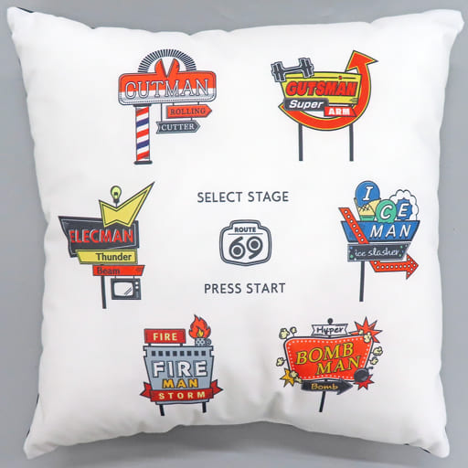MEGA MAN Retro Style Design Squ-Air Cushion "CAPCOM CREATORS LABEL ...