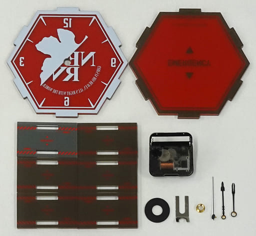 NERV acrylic clock "New Century Evangelion" limited to EVANGELION STORE ...