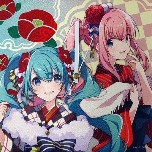 Hatsune Miku & Junon Luca Fabric Clock "VOCALOID" | Goods / Accessories ...