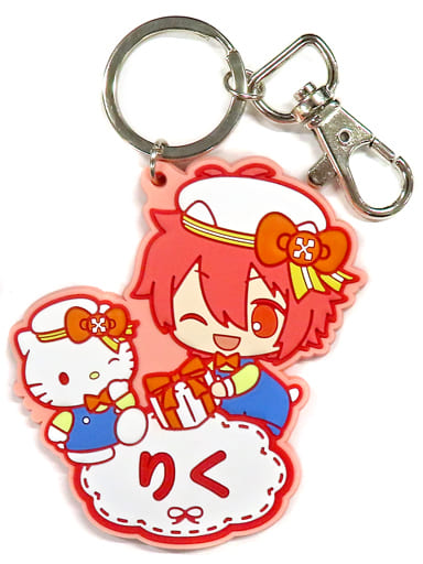 Nanase Riku rubber key ring Co., Ltd. "Idolish Seven x Sanrio Character ...