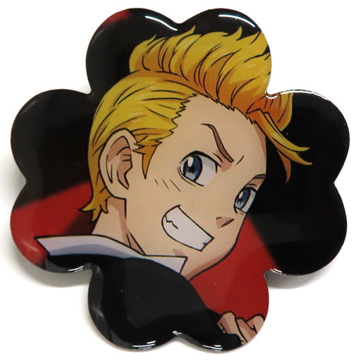 Badge Pins Hanagaki Budo clover type Metal Badge "January and July KUJI ...