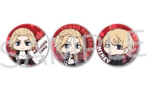 Badge Pins Manjiro SANO (Mikey) metal badge Set "Tokyo Revengers ...