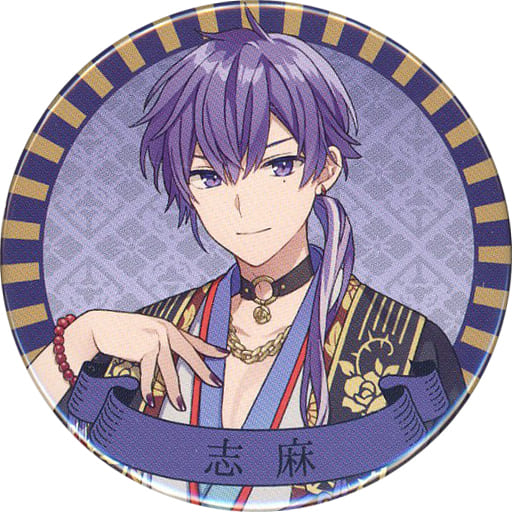 Shima (main visual / equal body) metal badge "Urashimasakatasen Spring ...