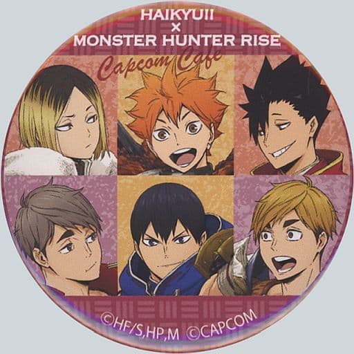 Gathering "CAPCOM CAFE× Haikyu! x Monster Hunter Rise metal badge ...