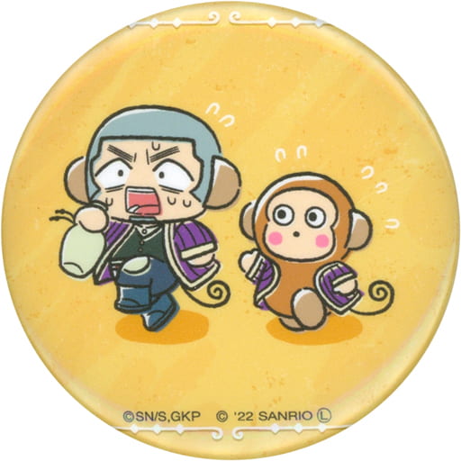 Badge Pins Shiraishi & Osaru no Monkichi (Normal) "GOLDEN KAMUY x ...