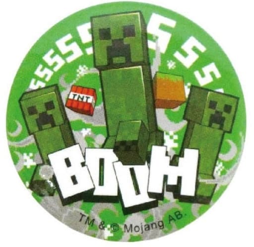 Badge Pins Creeper (Green) metal badge "MINECRAFT - Minecraft ...