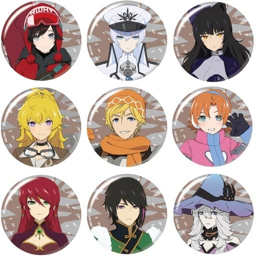 9-type set "RWBY Hyosetsu Teikoku Trading metal badge Collection ...