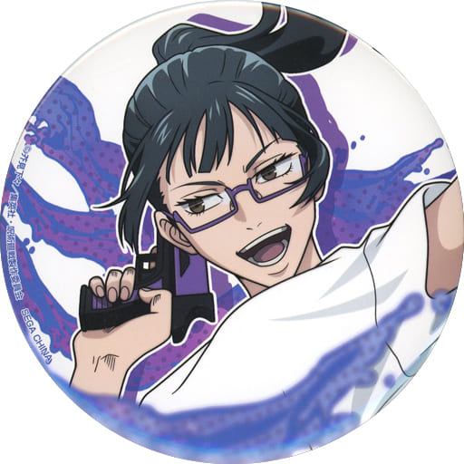 Maki Yosoin / Up metal badge "Sega Lucky KUJI Jujutsu Kaisen SPLASH× ...