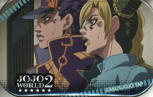 "JOJO'S BIZARRE ADVENTURE JOJO WORLD2" Web Mini-Game Kadomaru metal badge Award "Kadomaru metal ...