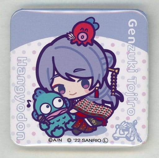 Gengetsu Fujishiro Square metal badge "Virtual YouTuber Nijisanji × ...