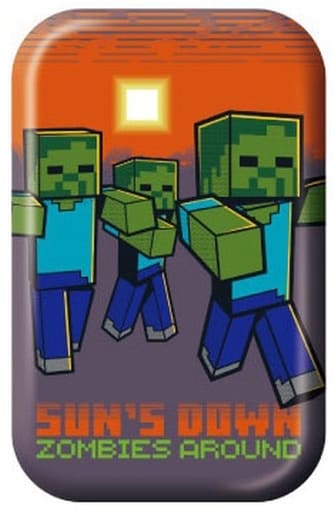 Badge Pins 04. Zombie "MINECRAFT Minecraft Square Can Badge Collection ...