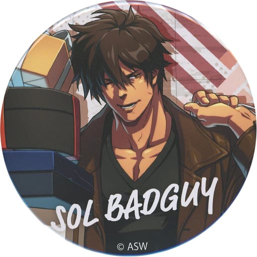 Sol = Bad Guy drawing down 76 mm metal badge "GUILTY GEAR - STRIDE ...